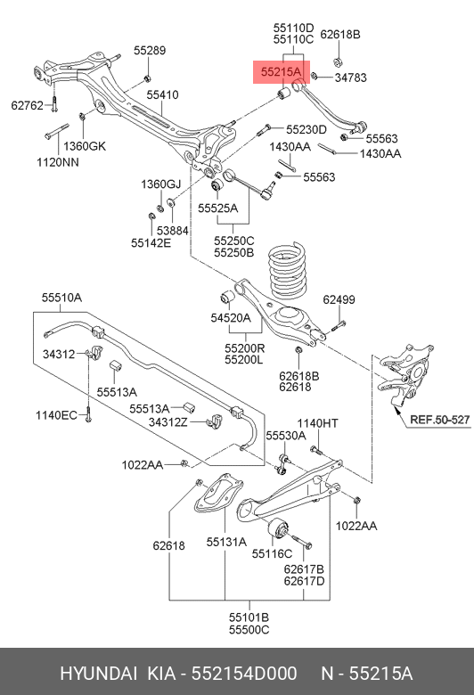 Hyundai / KIA 55215 4D000 55215-4D000,4062A024_BS,55215-4D001