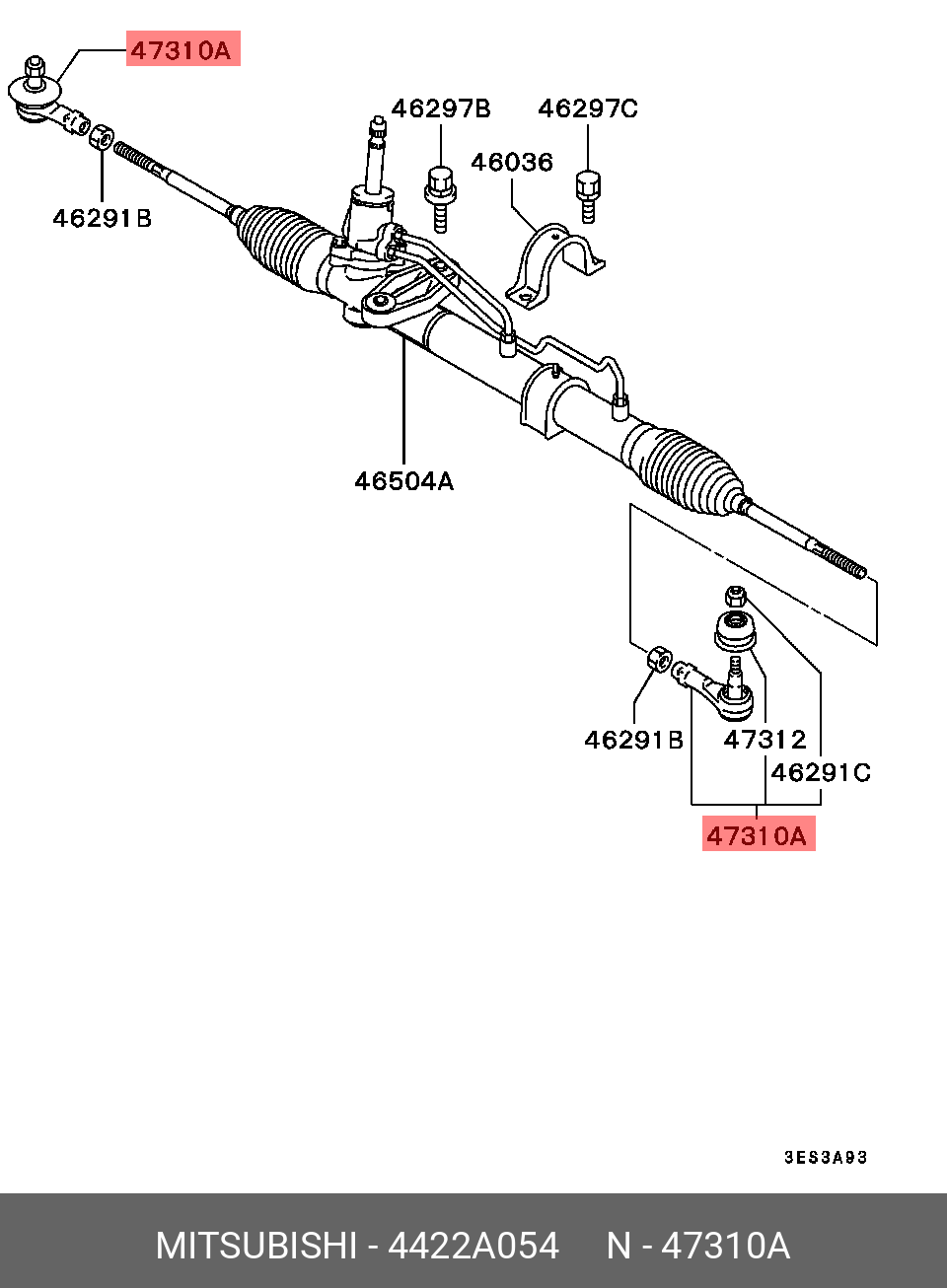 MITSUBISHI 4422A054 MB-527169