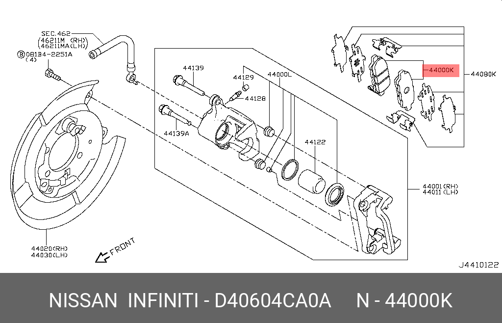 NISSAN D4060-4CA0A D4060-4CA0A