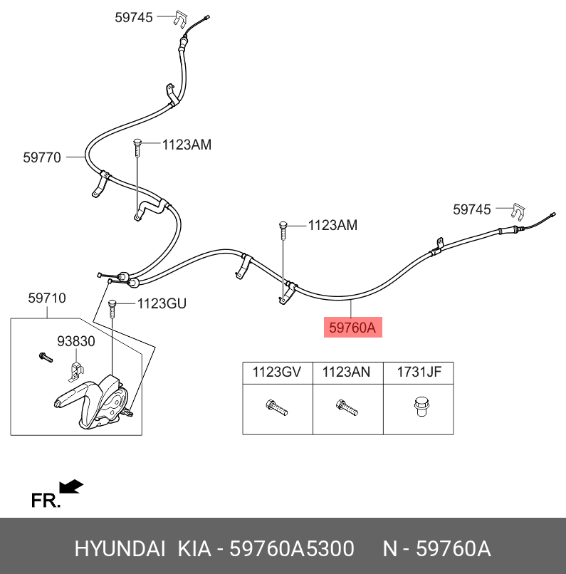 Hyundai / KIA 59760-A5300 59760-A5300