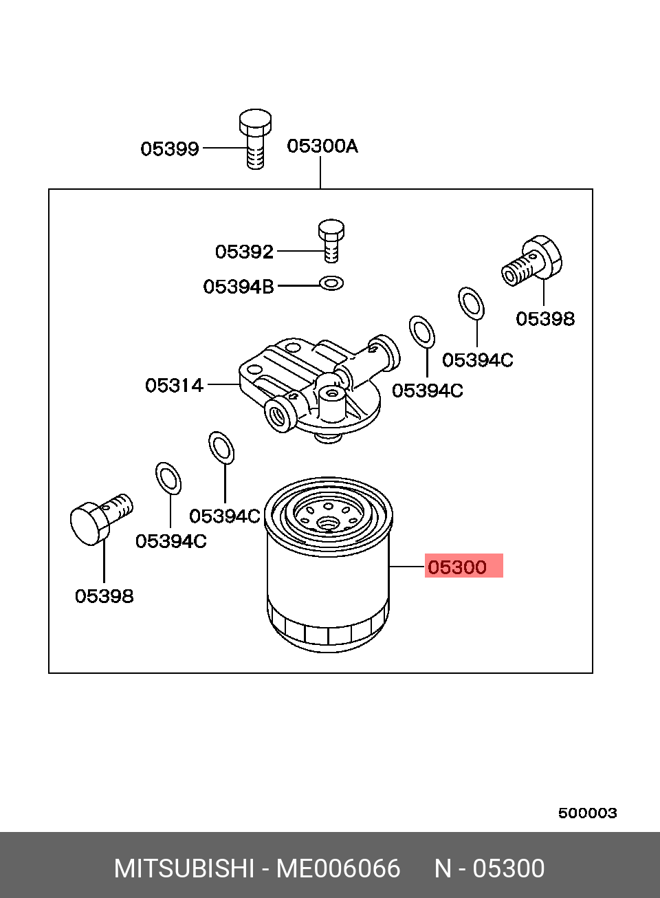 MITSUBISHI ME006066 ME006066,MB006066,31945-41020,31945-41001,YM119000 ...
