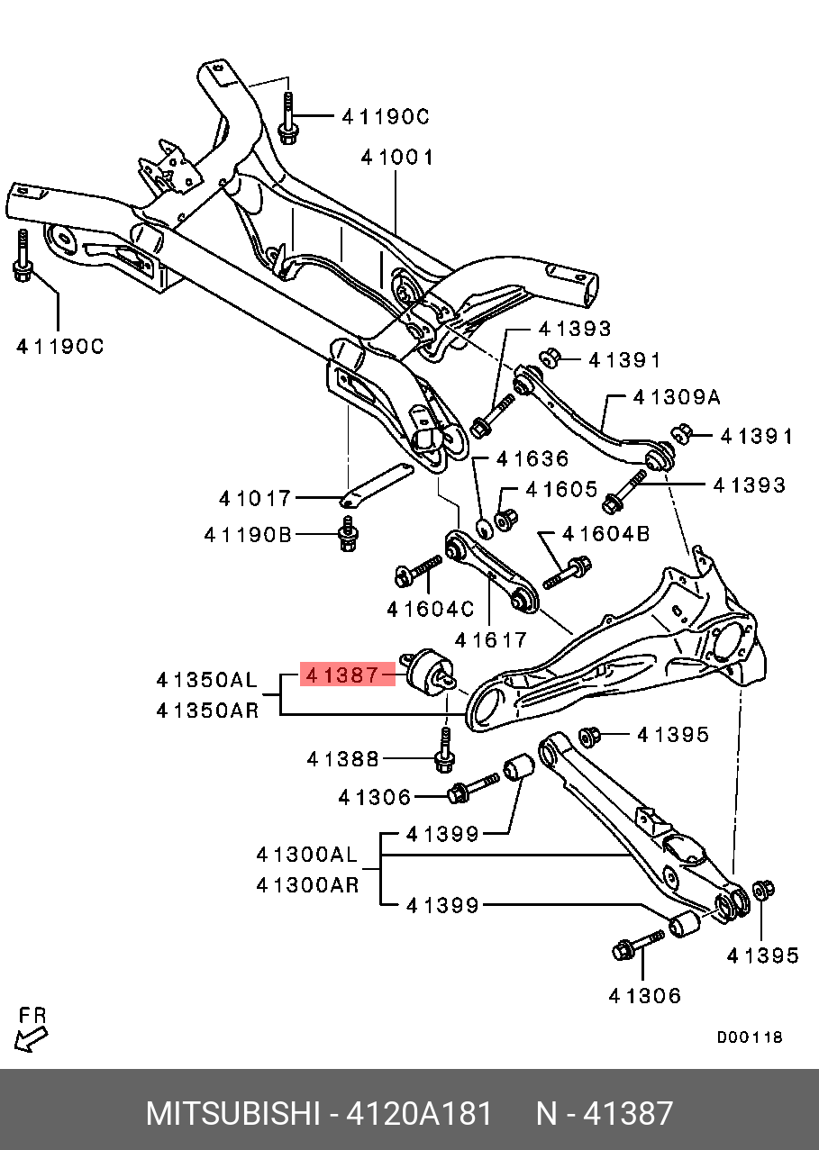 MITSUBISHI 4120A181 MN101430,4120A125