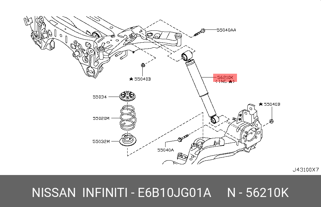 NISSAN E6B10-JG01A E6210-JG01A,E6210-4CE0B,E6210-4CM2A,E6210-4CL0B