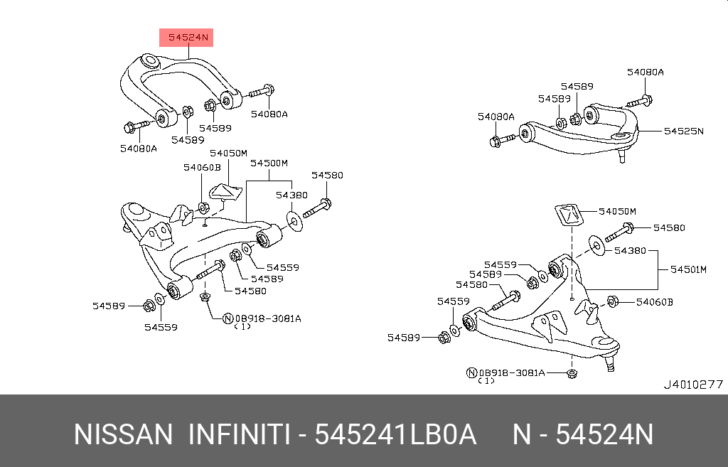 NISSAN 54524-1LB0A 54524-1LB0A