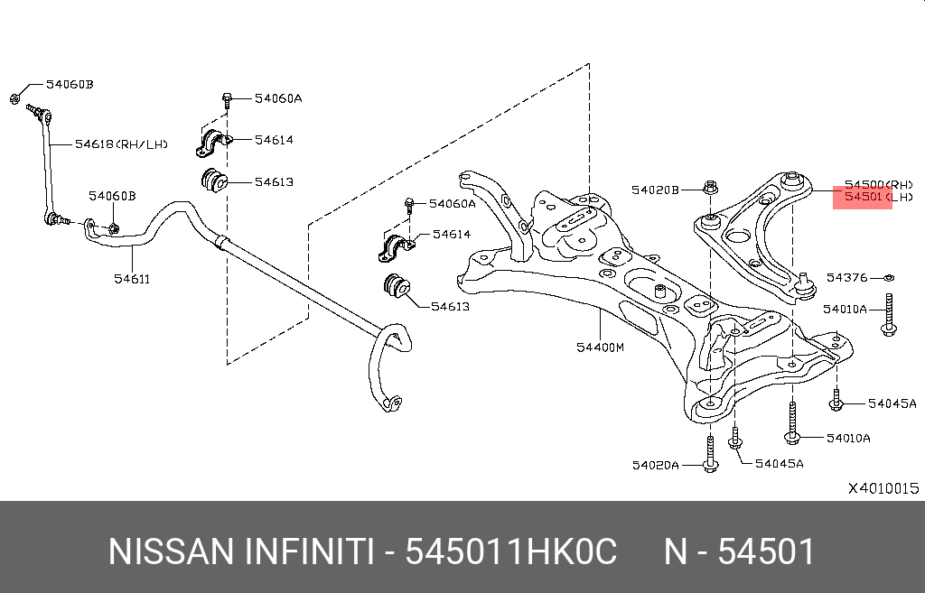 NISSAN 54501-1HK0C 54501-1HJ0A,54501-3VU0A,54501-3VA1A,54501-3VA0A