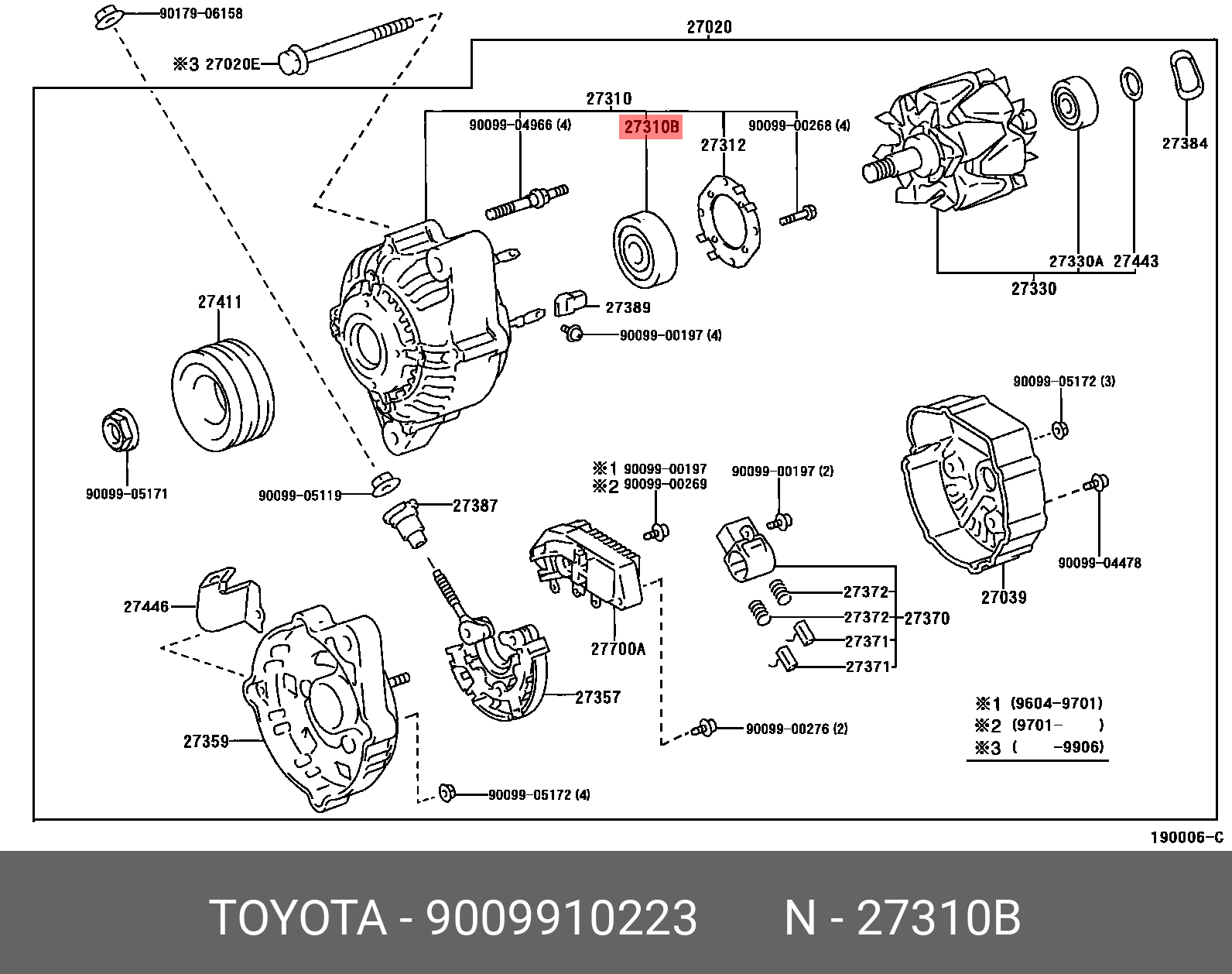TOYOTA 90099-10223 23120-0M00A,1363469,90099-10142,90099-10223,23120 ...