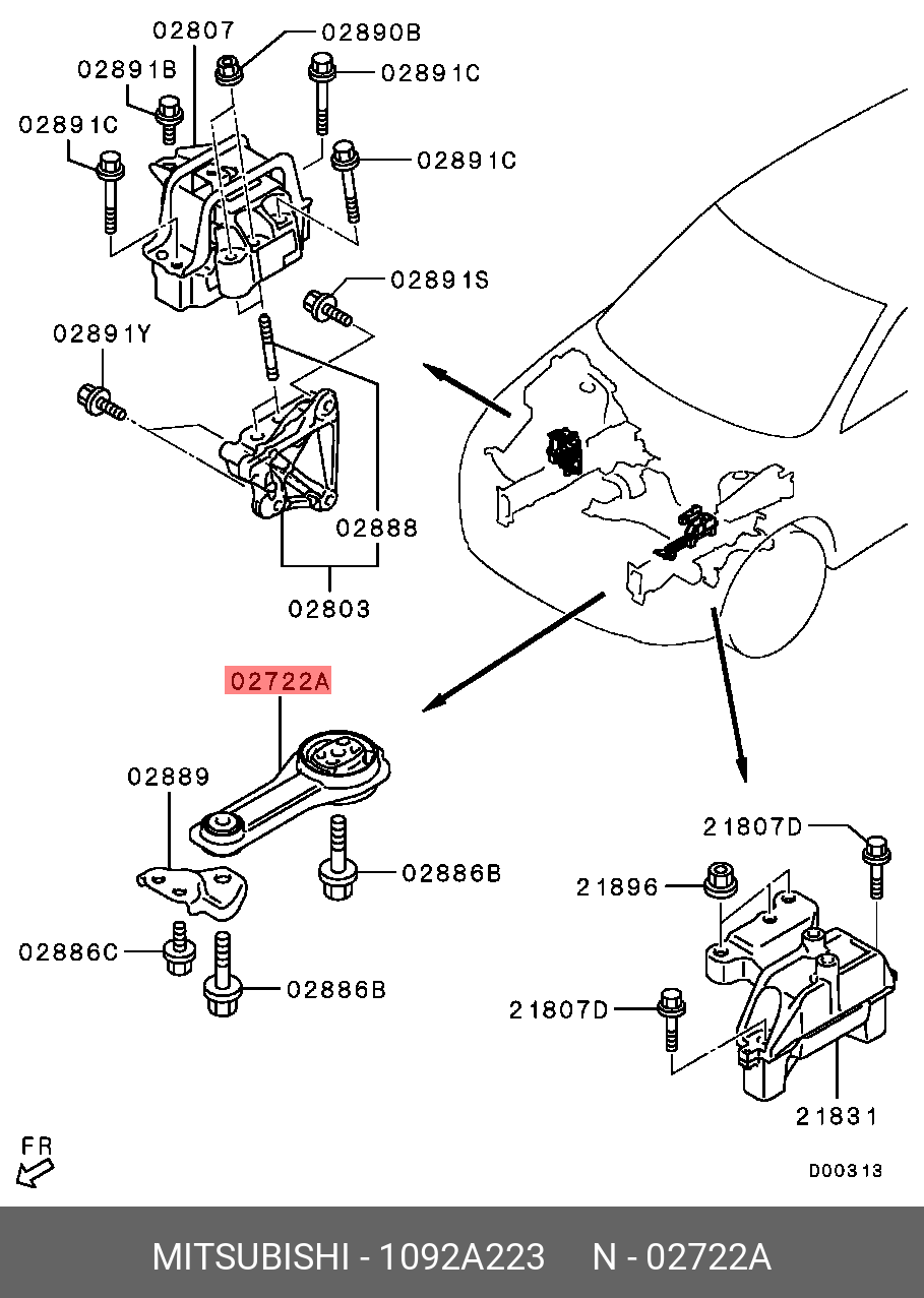 MITSUBISHI 1092A223 1092A187,1092A223,1092A229
