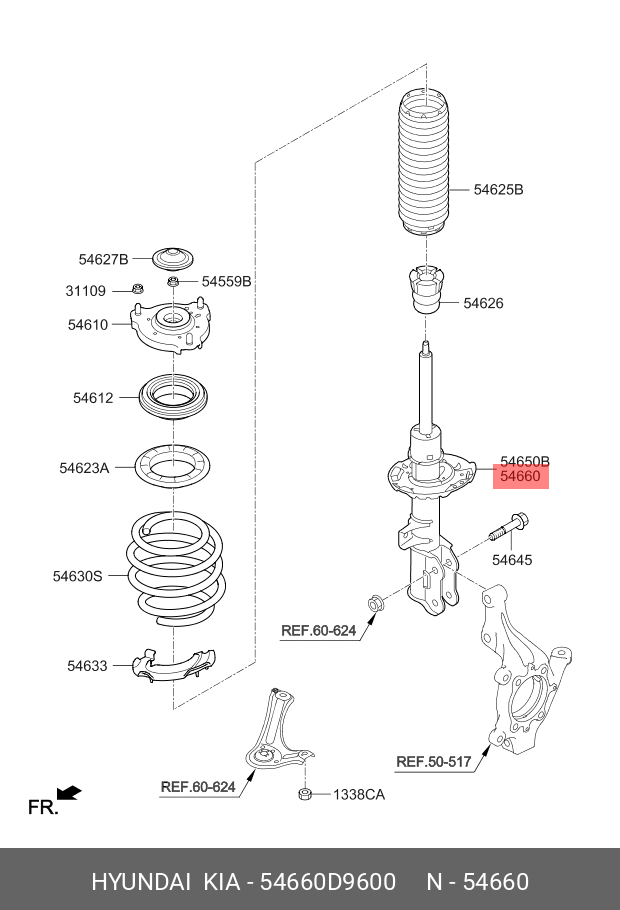 KIA 54660-D9600 54660-D9600