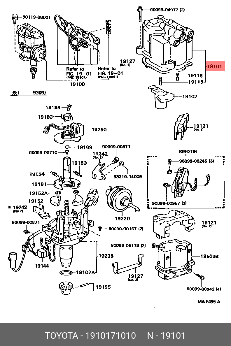 TOYOTA 1910171010 1910171010