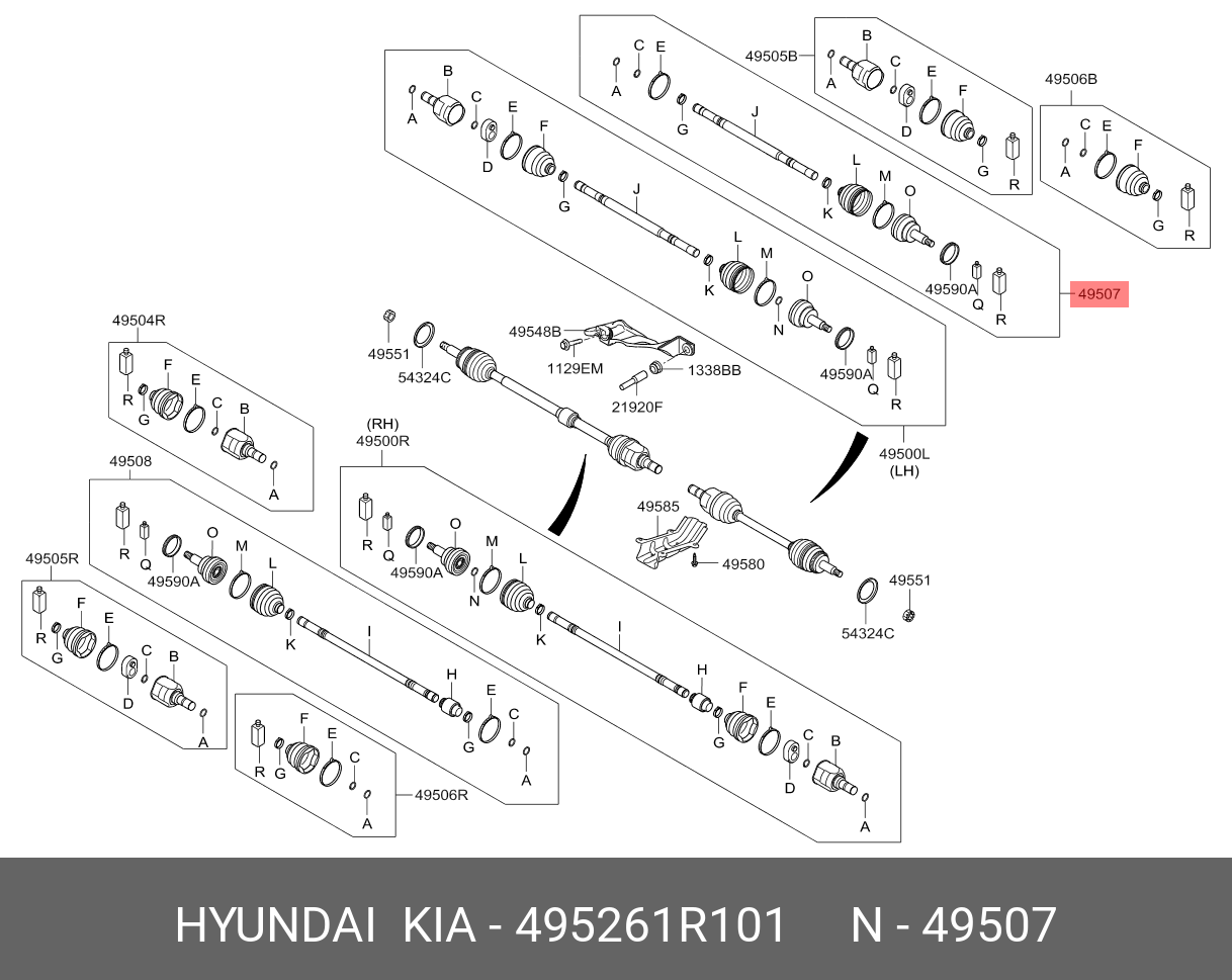 HYUNDAI 49526-1R101 49526-1R101