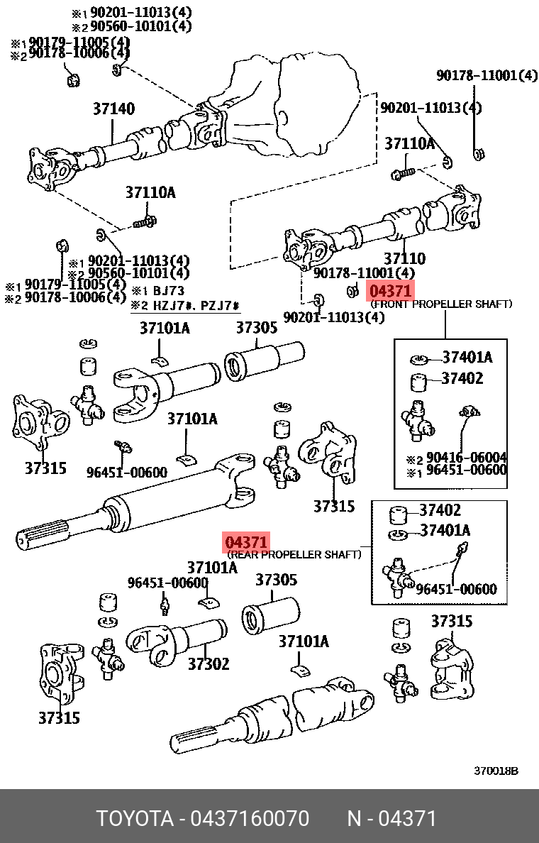 TOYOTA 04371-60070 04371-35030,04371-60070,04371-60050