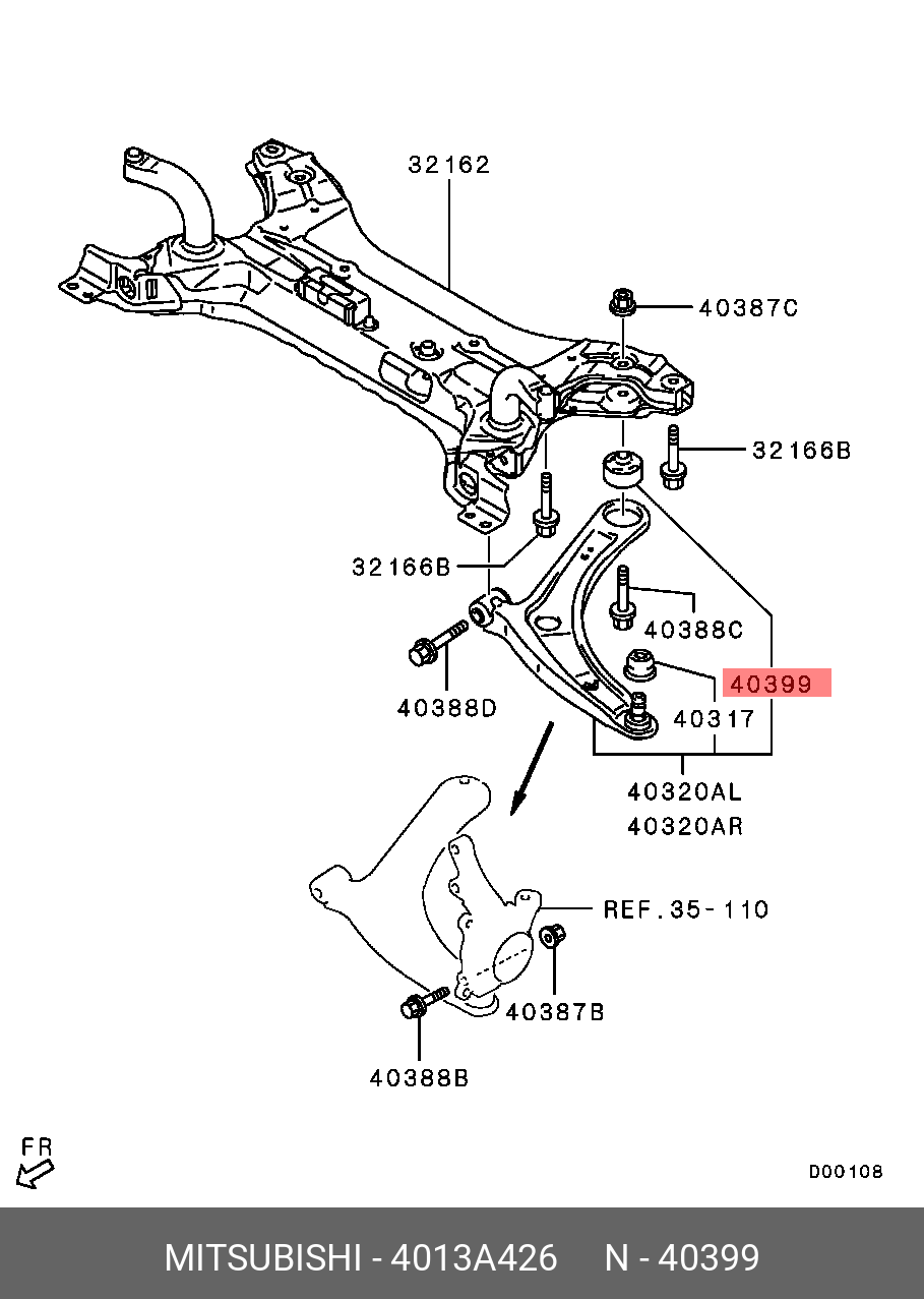 MITSUBISHI 4013A426 MN184133,4013A395