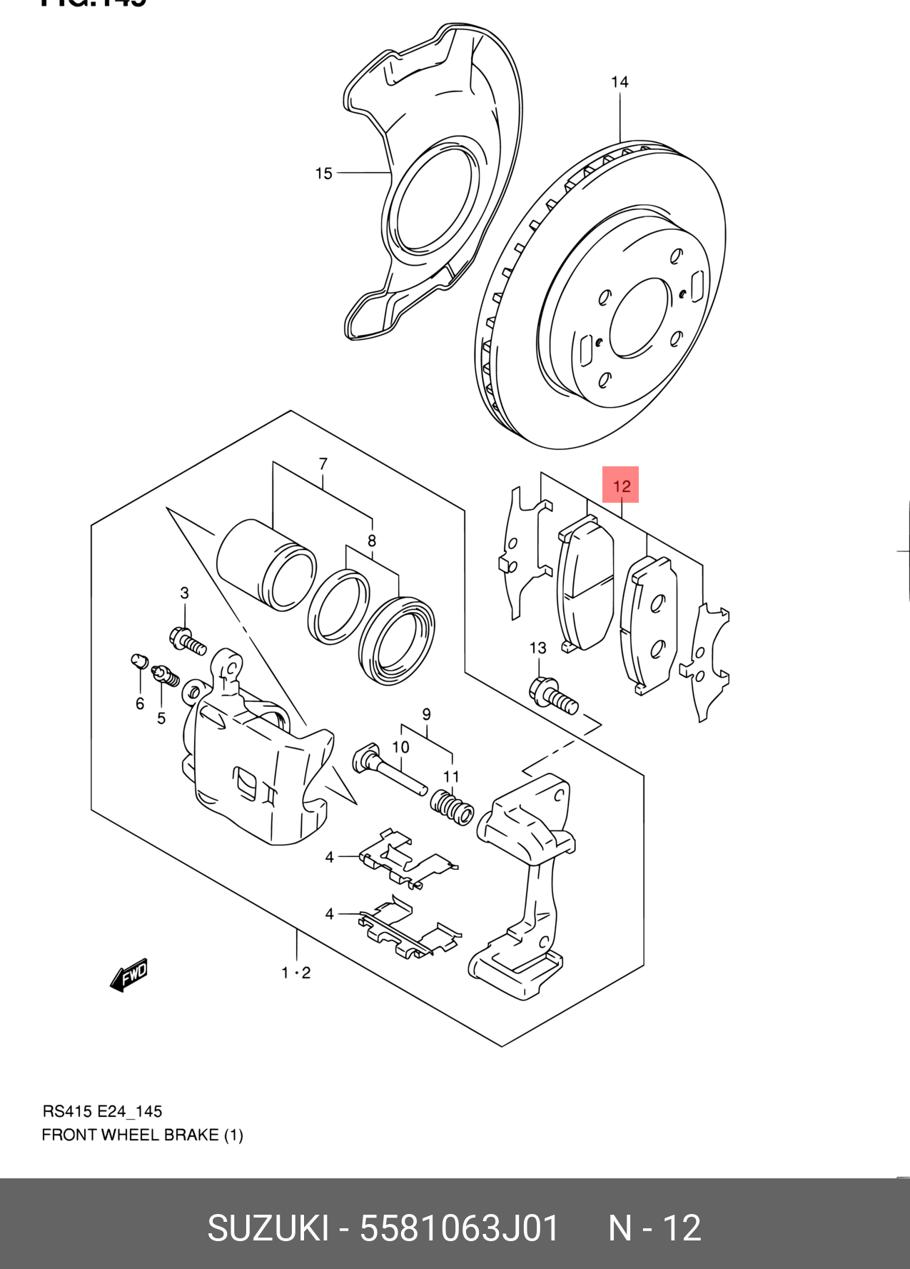 SUZUKI 55810-63J01 55810-63J00,55810M75J30,55810-57K01,55810-63J01