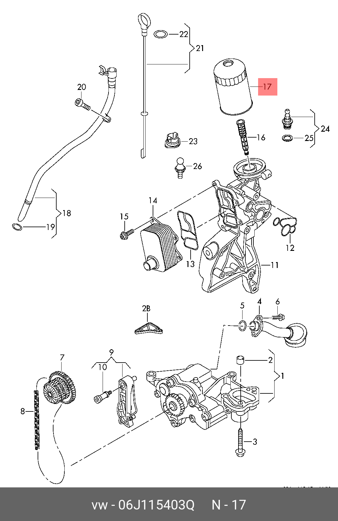 VOLKSWAGEN 06J 115 403 Q 06J 115 403 C,06J115561B,06J 115 403 J,06J 115 ...