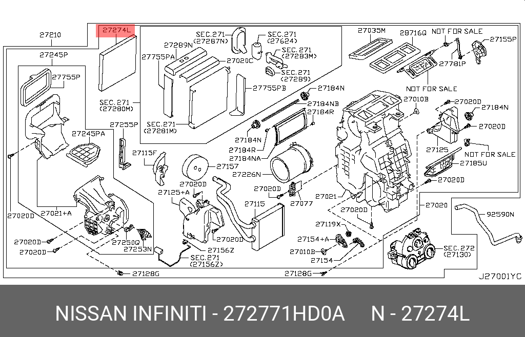 NISSAN 27277-1HD0A 27277-1HE0E,27277-1HD0B