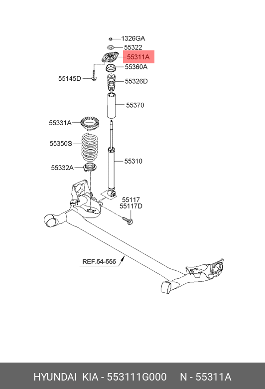KIA 55311-1G000 55311-1G000,55311-1G000