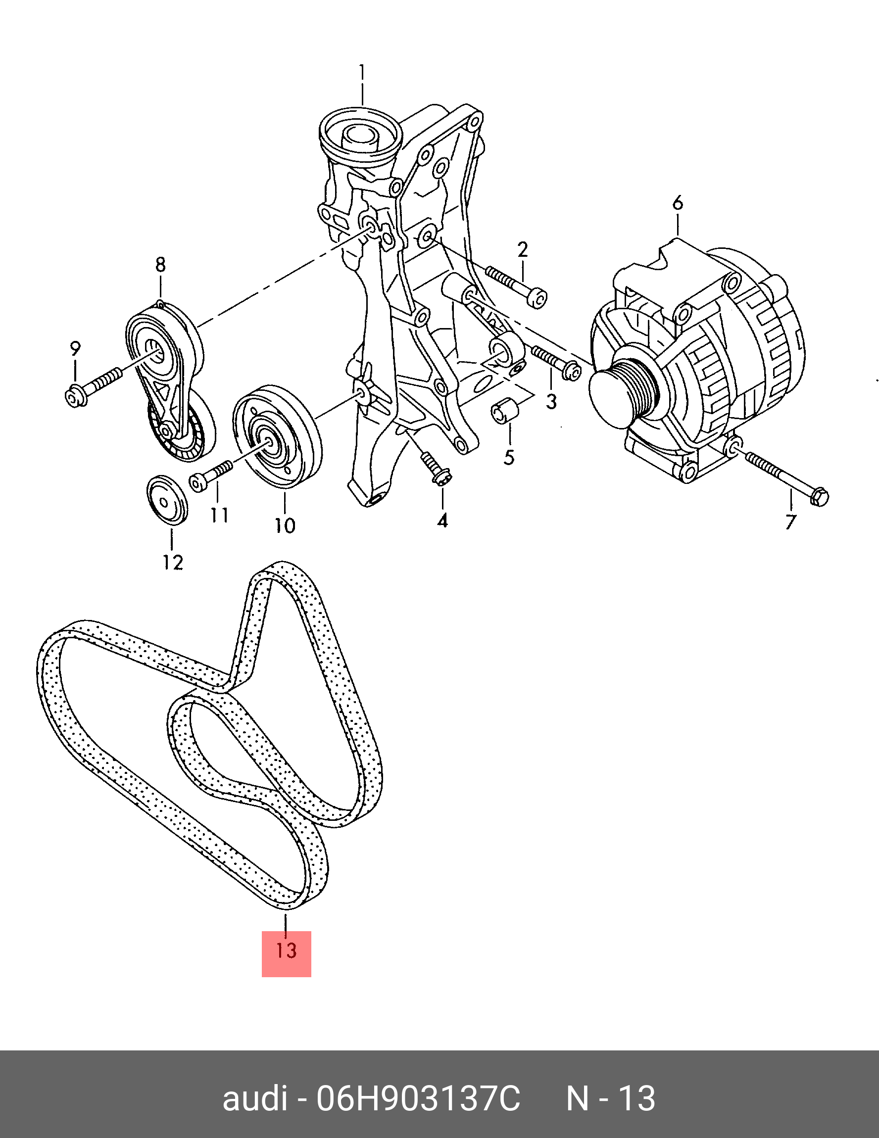 VAG 06H 903 137 C 5750.XK,044260849B,7204036,F53E8620BB,5750.VE