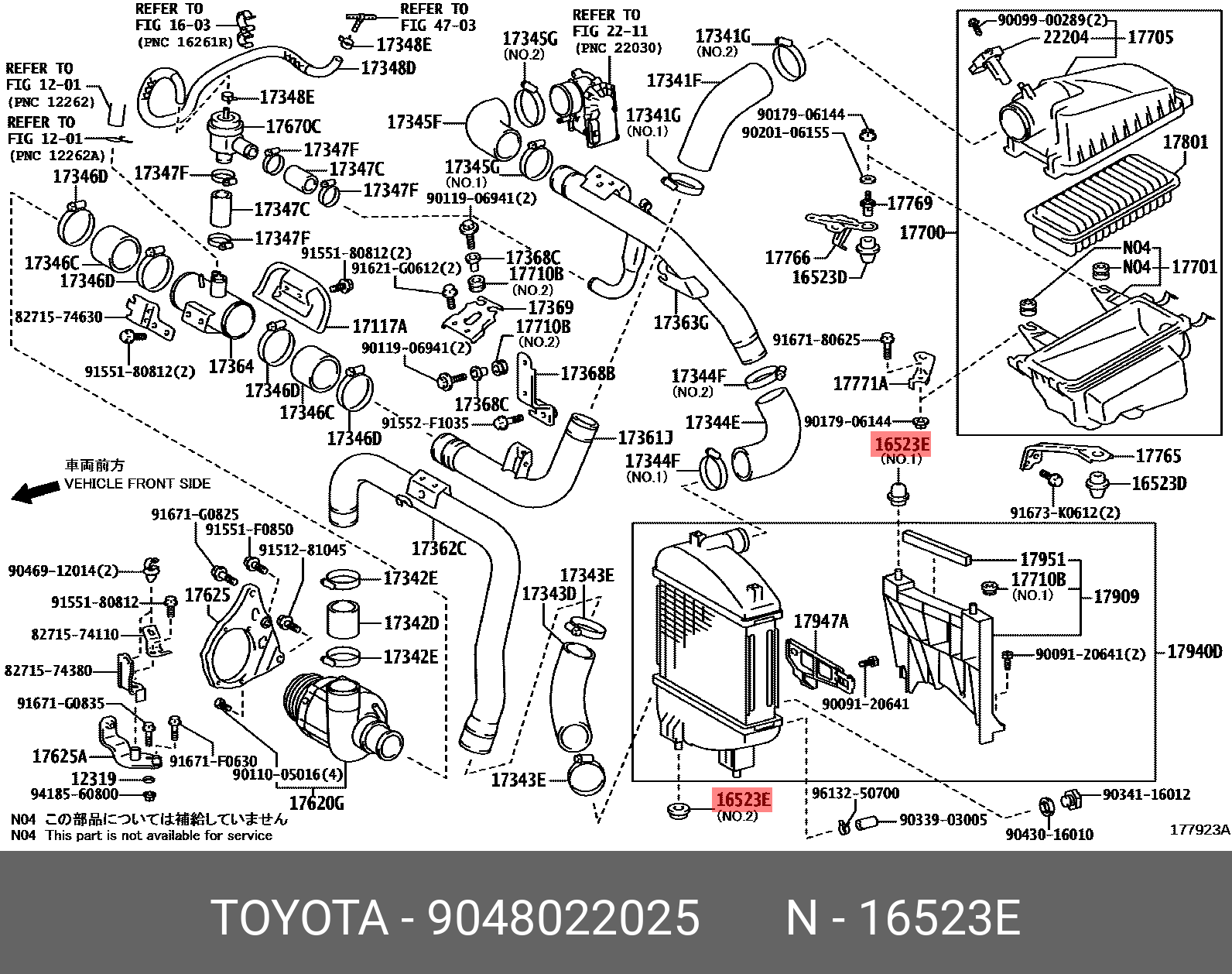 TOYOTA 90480-22025 90480-22025