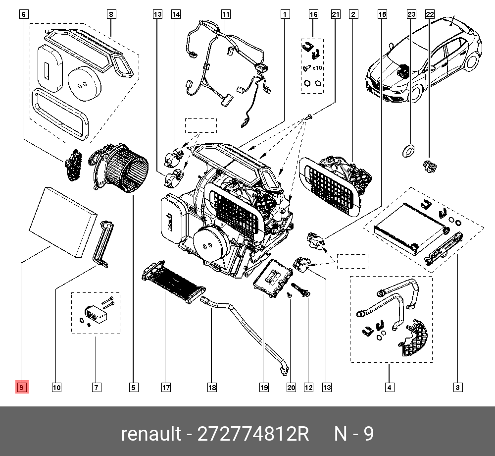 RENAULT 27 27 748 12R 27 27 748 12R
