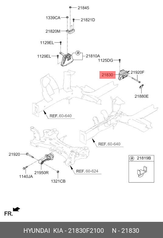 HYUNDAI 21830-F2100 21830-F2100