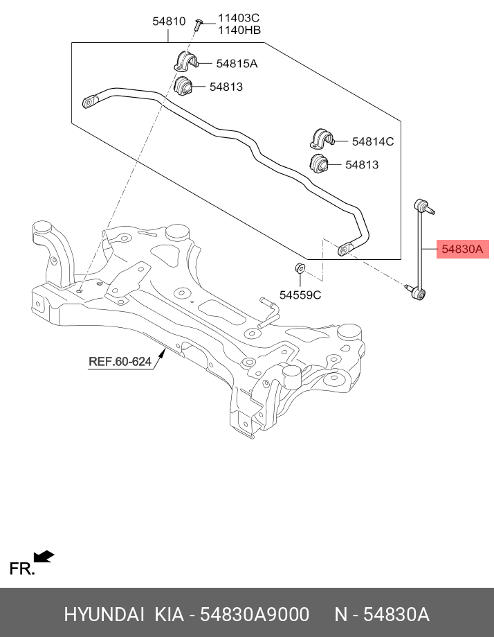 KIA 54830-A9000 51320-SHJ-A02,54830-A9000