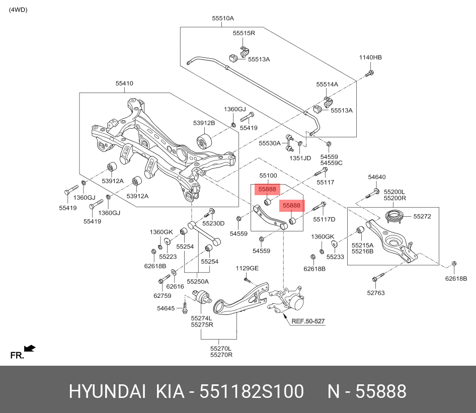KIA 55118-2S100 55118-2S100,55118-2S100,55118-2Y100