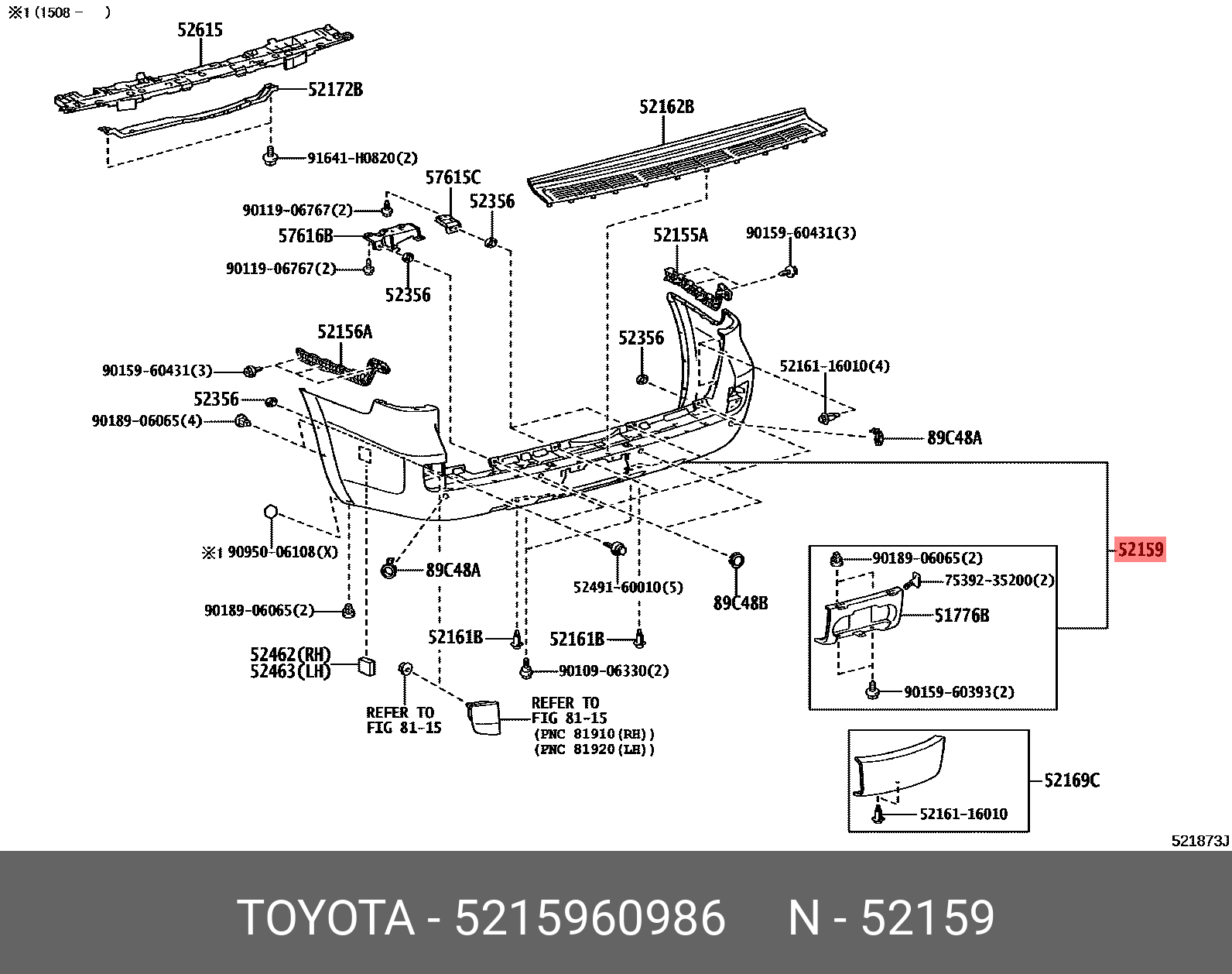 TOYOTA 5215960986 5215960986