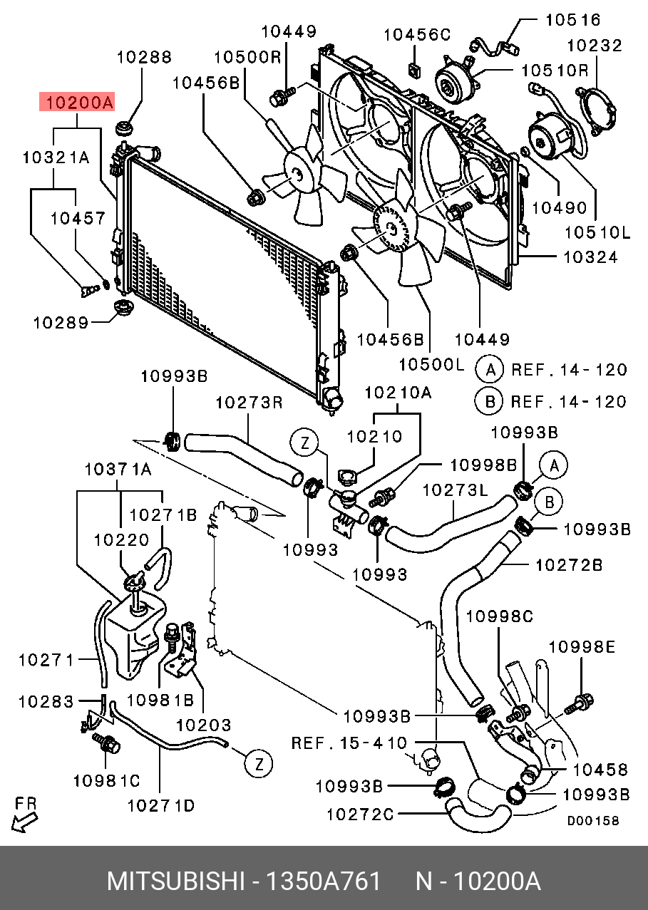 MITSUBISHI 1350A761 1350A761