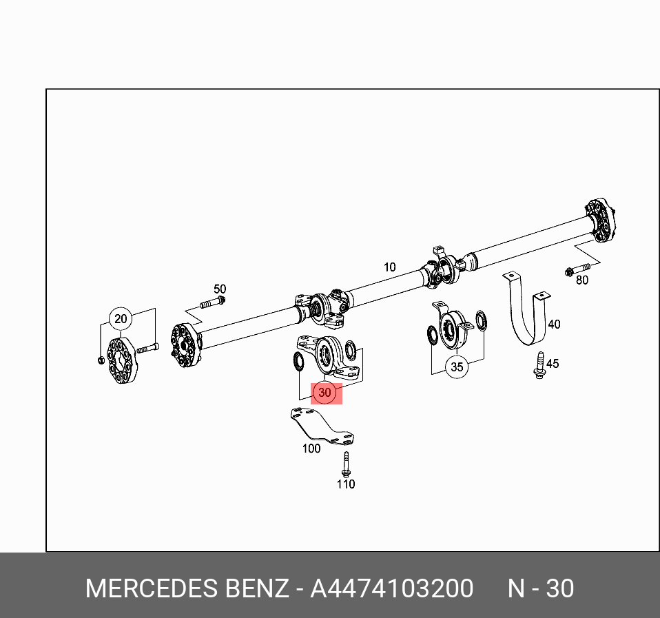 Daimler AG A4474103200 A4474103200
