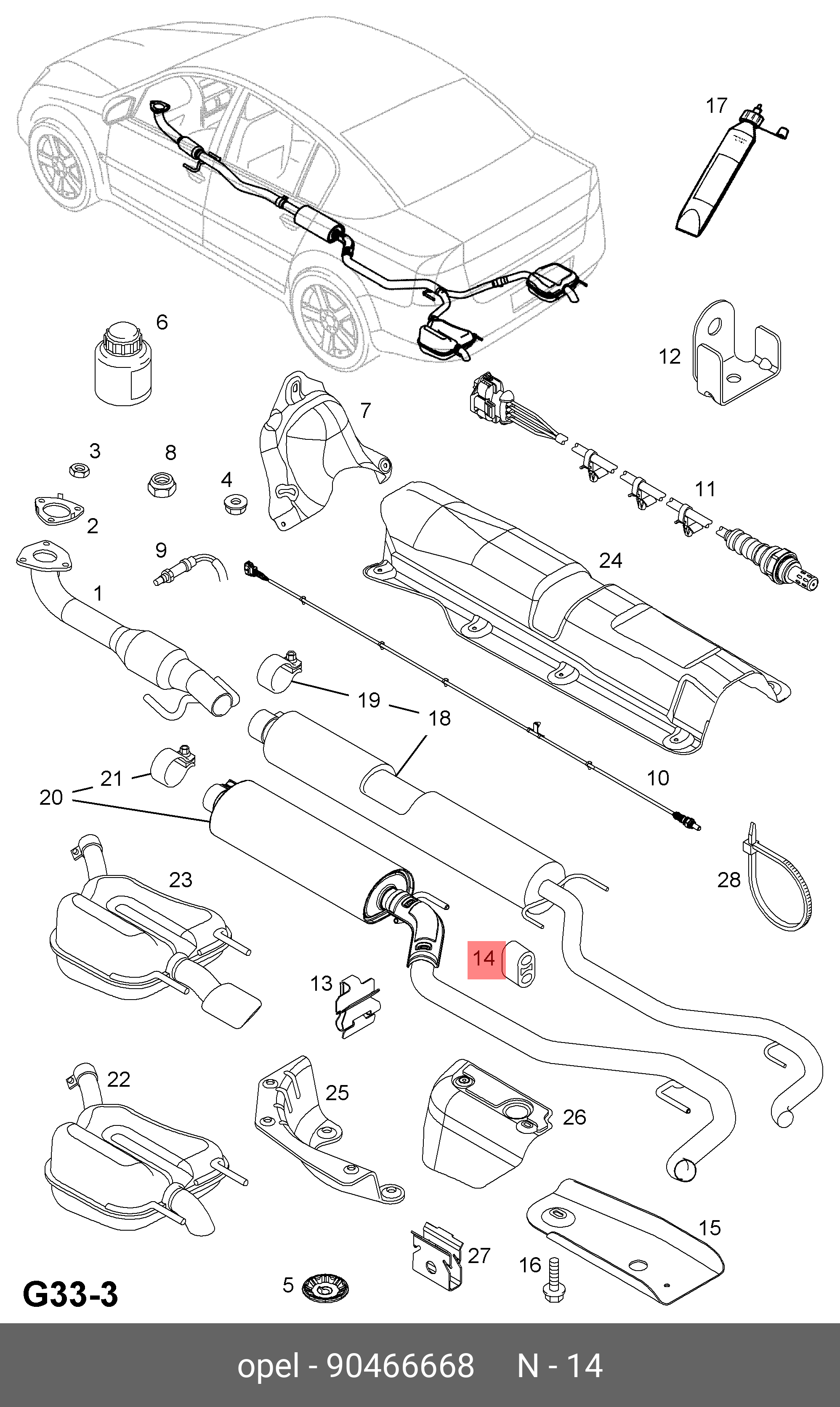GM 90466668 13276148,90466668,13276148,08 52 726