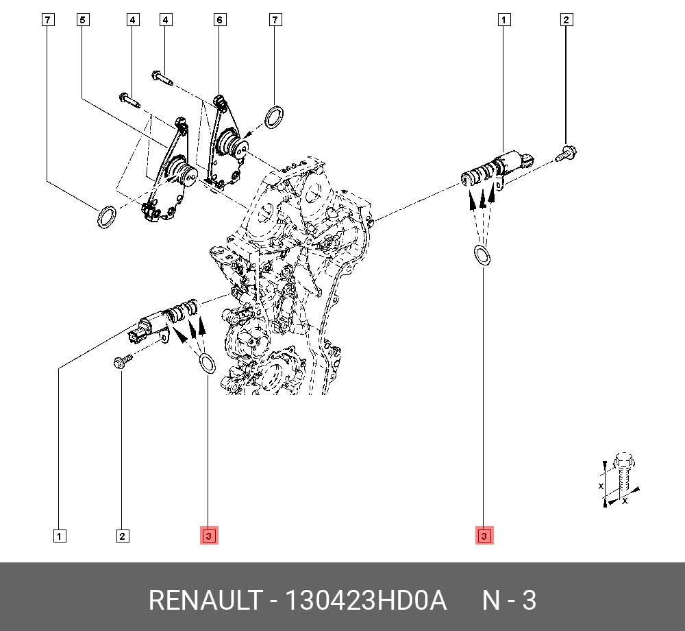 RENAULT 130423HD0A 130423HD0A
