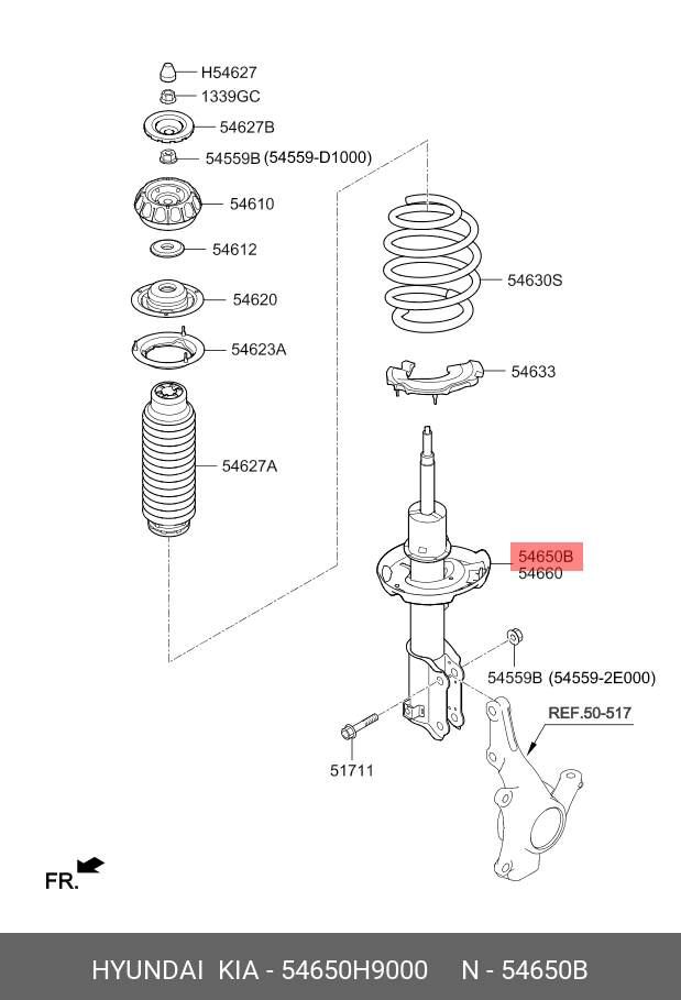 Hyundai / KIA 54650H9000 54650H9000