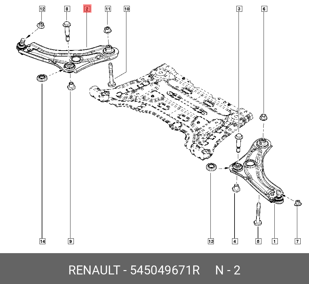 RENAULT 54 50 496 71R 54 50 496 71R