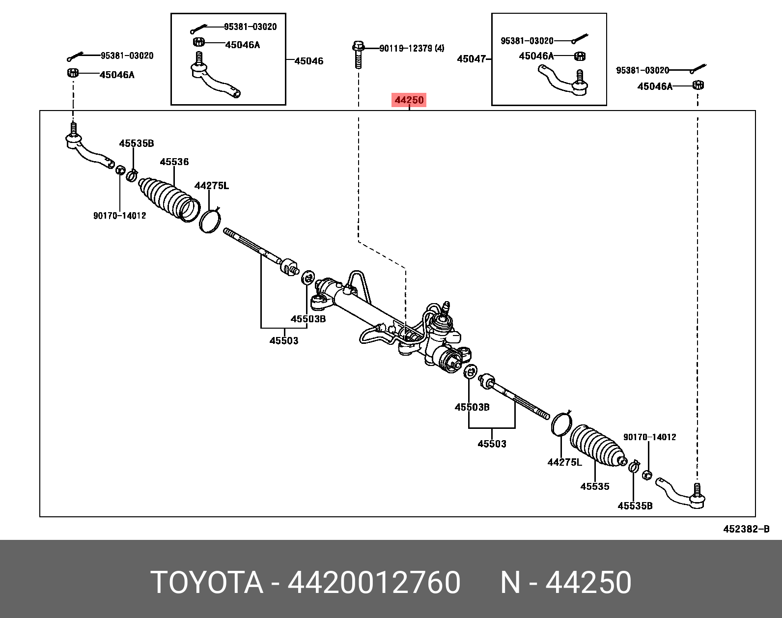 TOYOTA 44200-12760 44200-12760