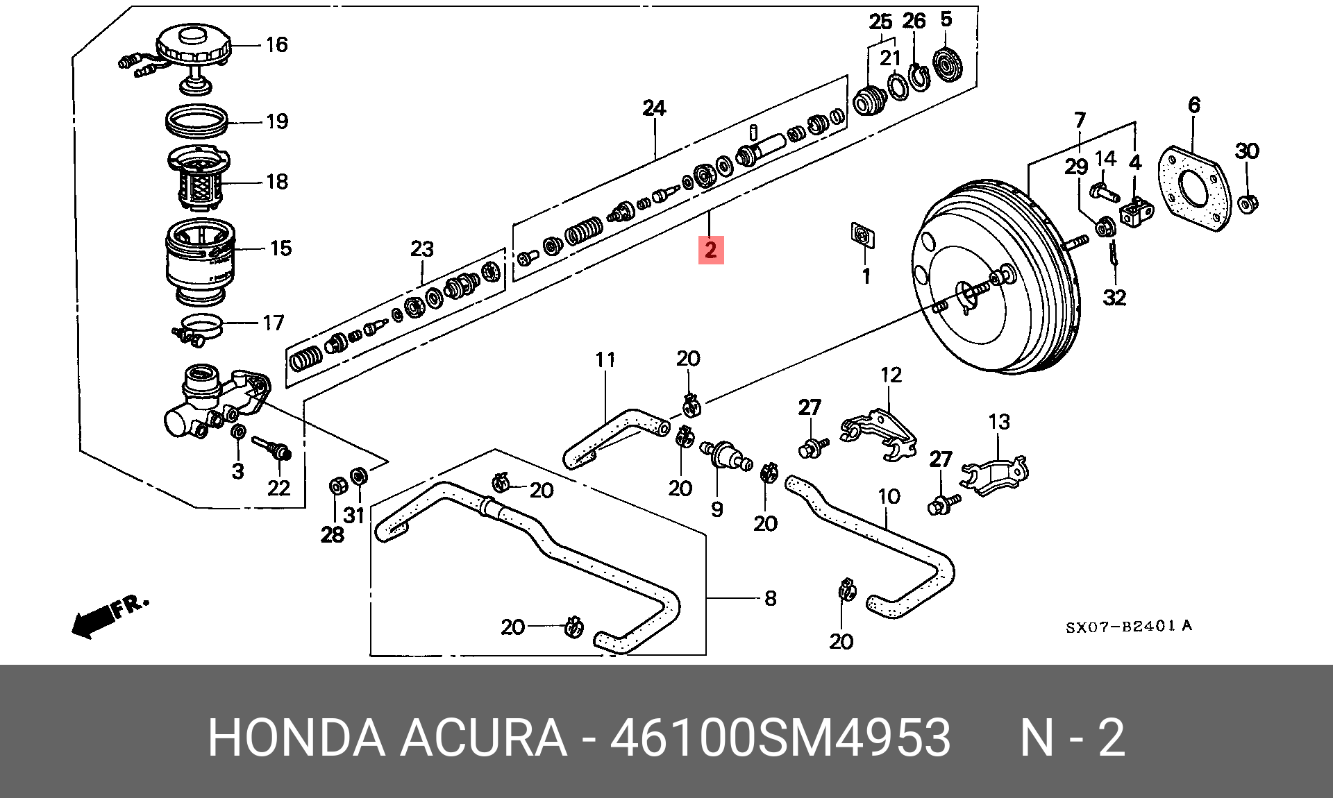HONDA 46100-SM4-953 46100-SM4-953,46100-SM4-952,46100-SM4-954