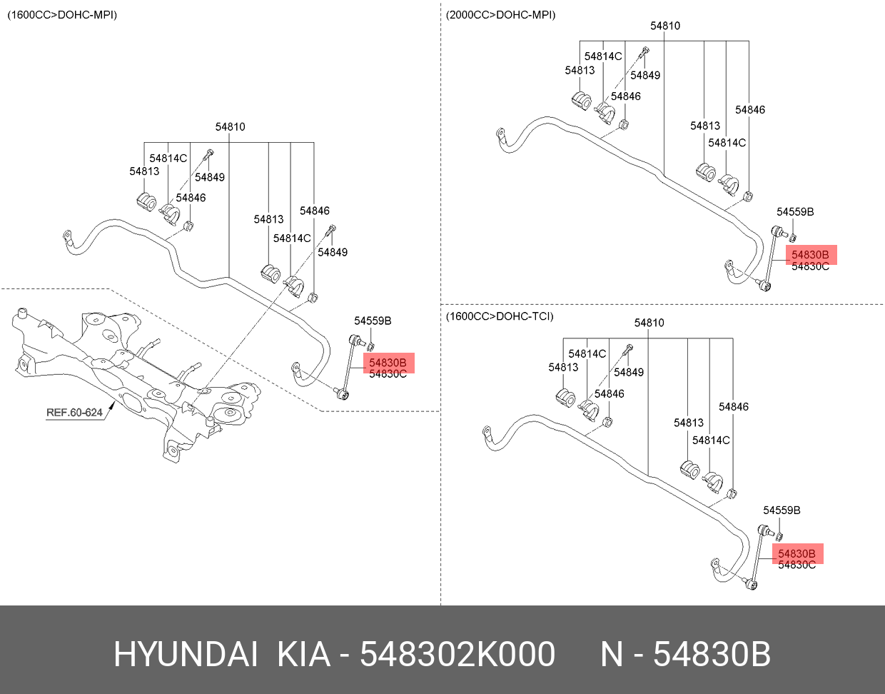 KIA 54830-2K000 54830-2K000,54830-2K000
