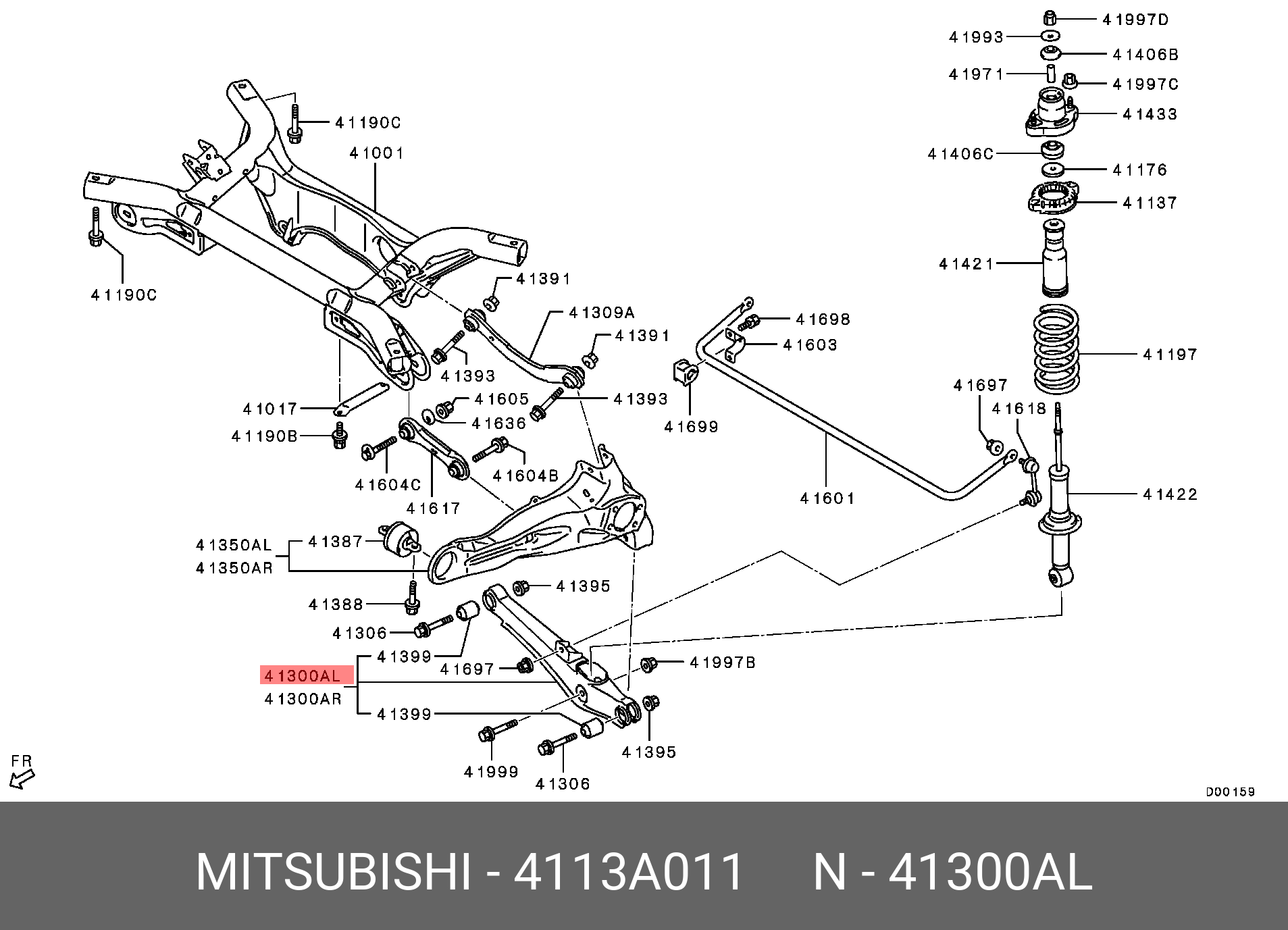 MITSUBISHI 4113A011 4113A011