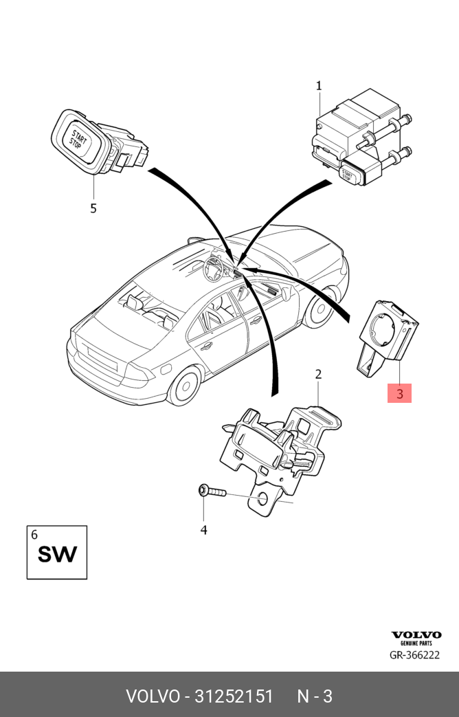 VOLVO 31252151 31252151