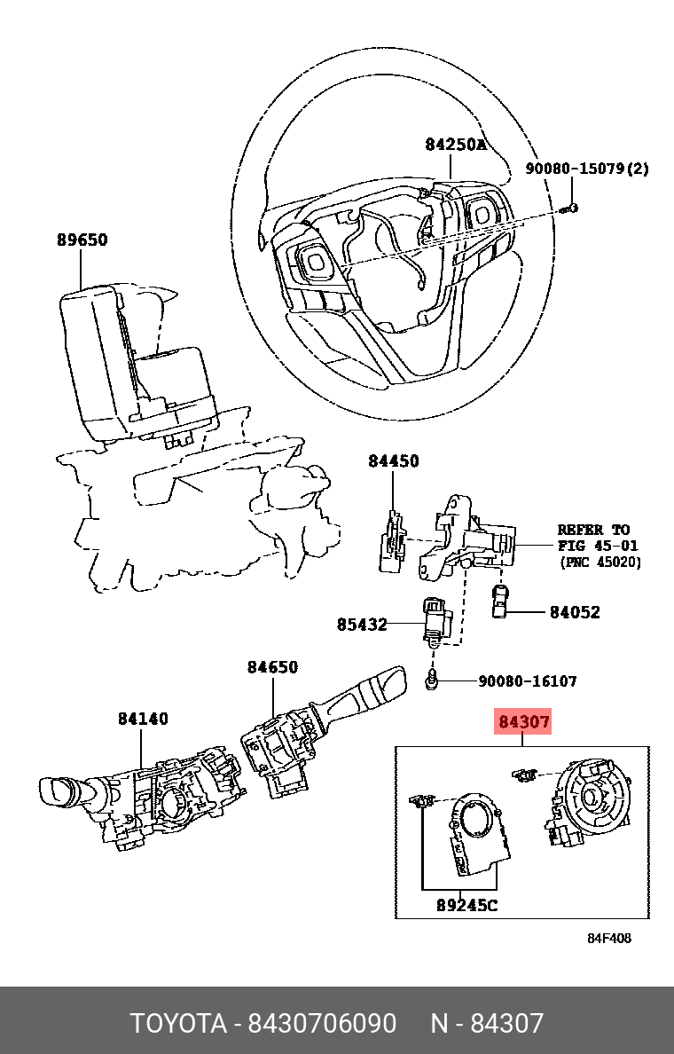 TOYOTA 8430706090 8430706090