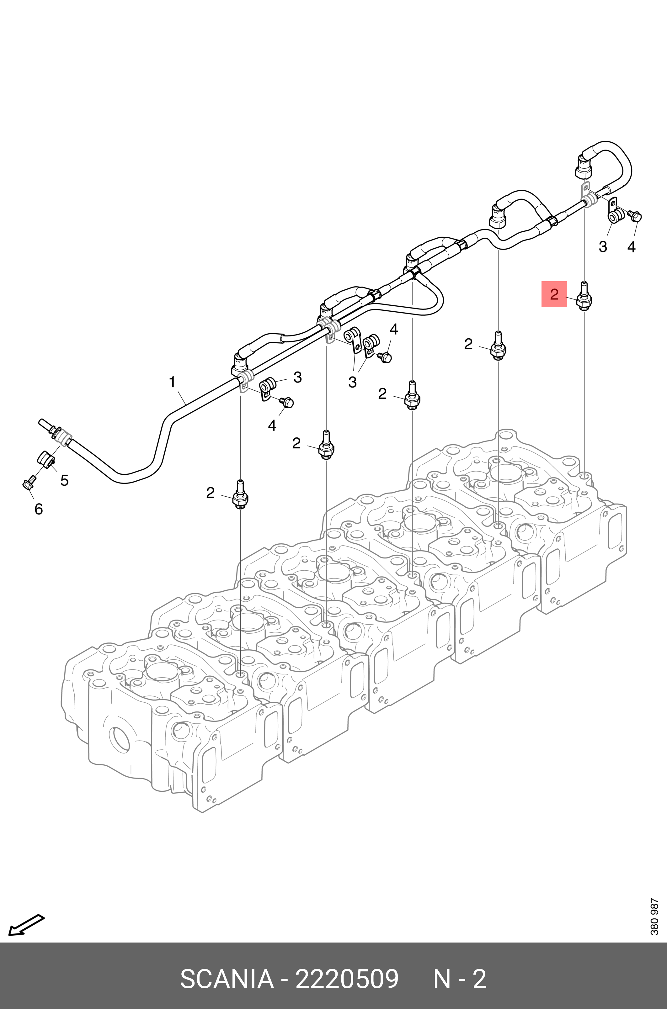 SCANIA 2220509 2220509