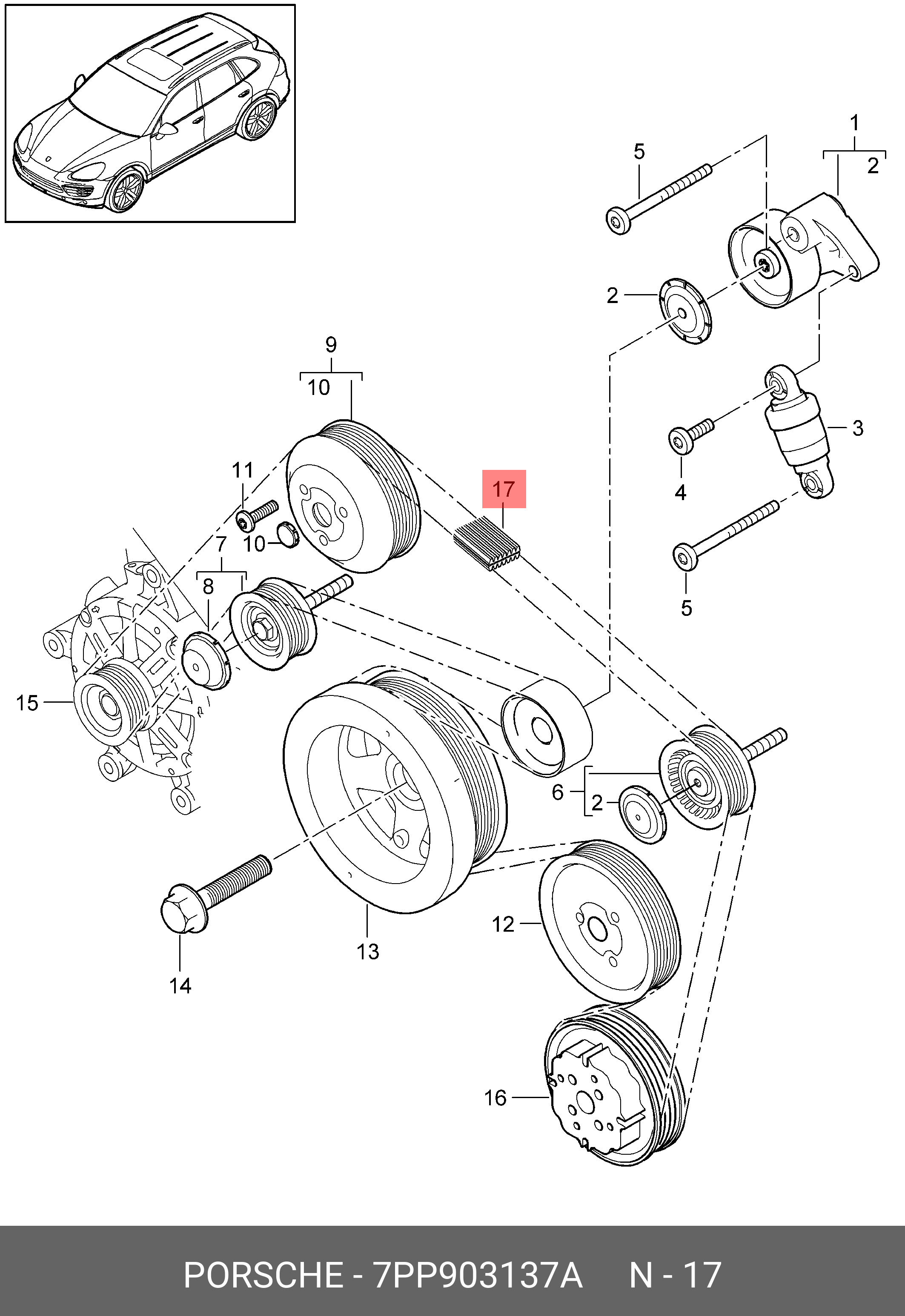 PORSCHE 7PP 903 137 A 7PP 903 137 A