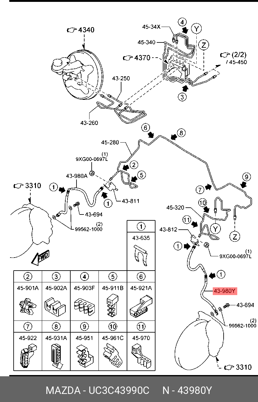 MAZDA UC3C-43-990C 1 723 415,1 726 953,1 786 230,1 792 701,2 061 955