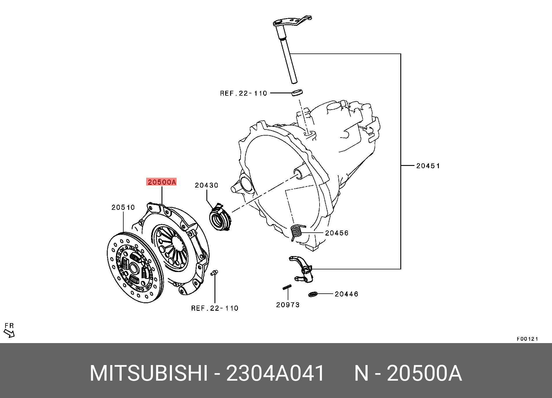 MITSUBISHI 2304A041 2304A041