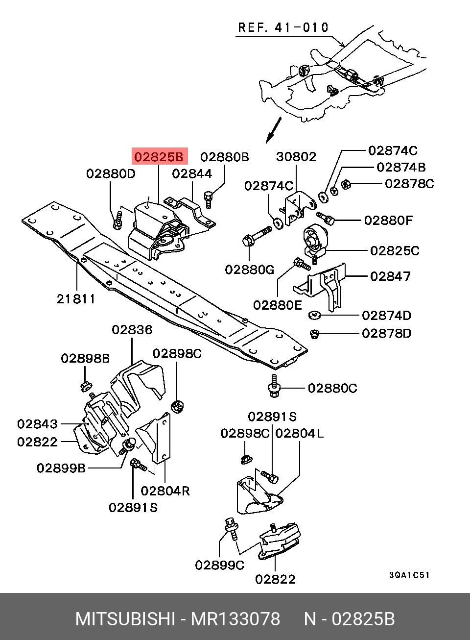 MITSUBISHI MR133078 MB691280