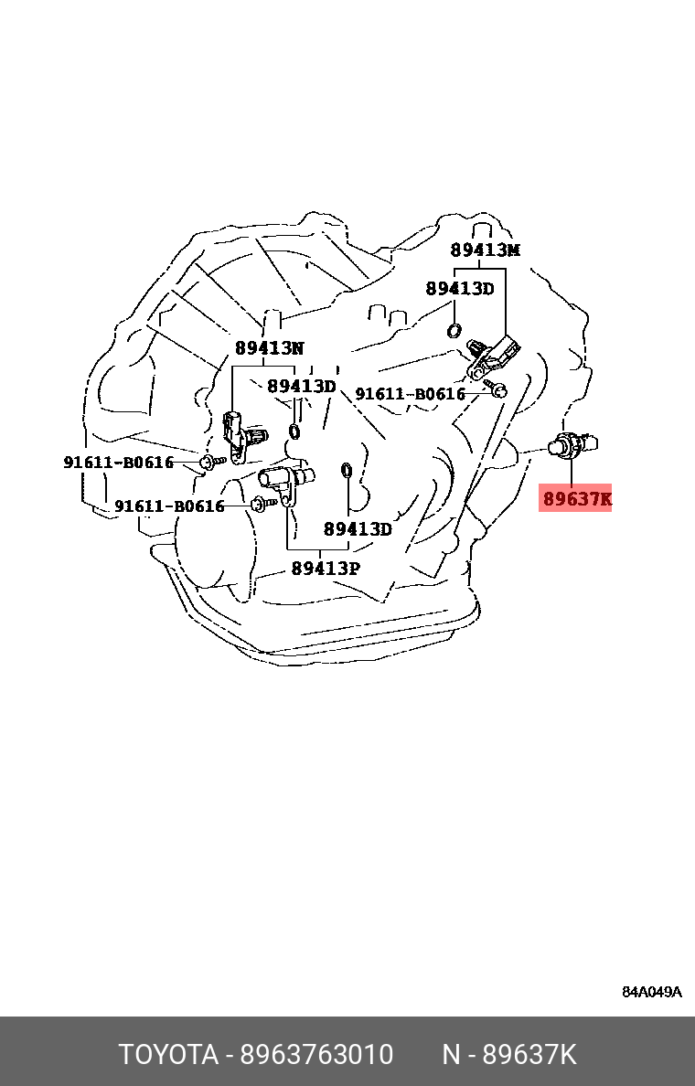 TOYOTA 8963763010 8963763010