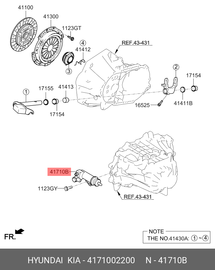 KIA 41710-02200 41710-02200