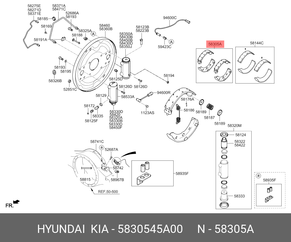 HYUNDAI 58305-45A00 58305-45A53