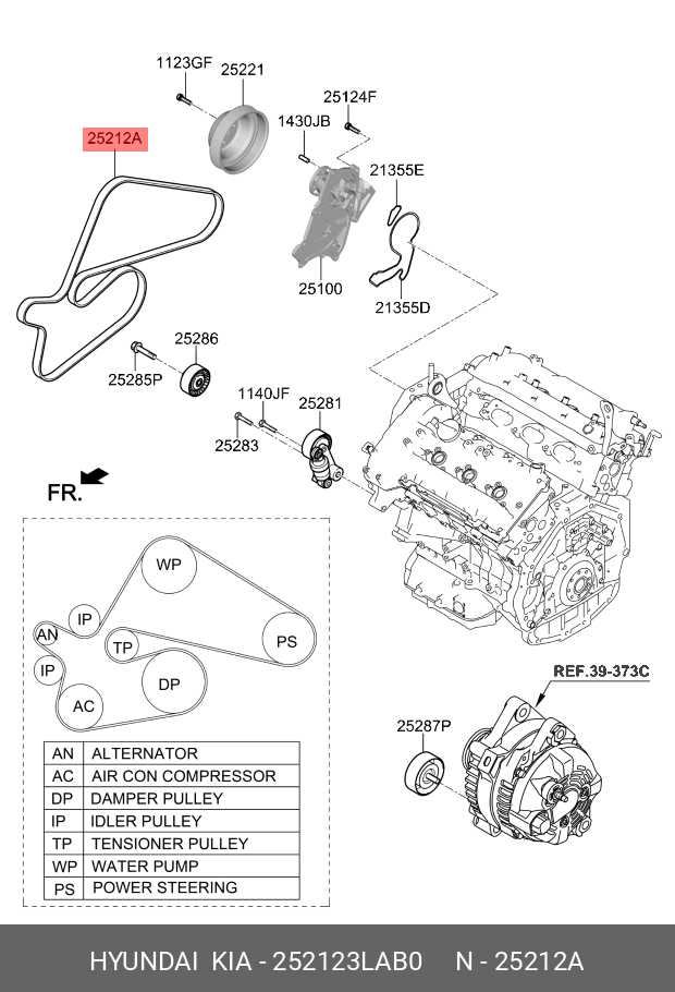 KIA 25212-3LAB0 25212-3LAB0