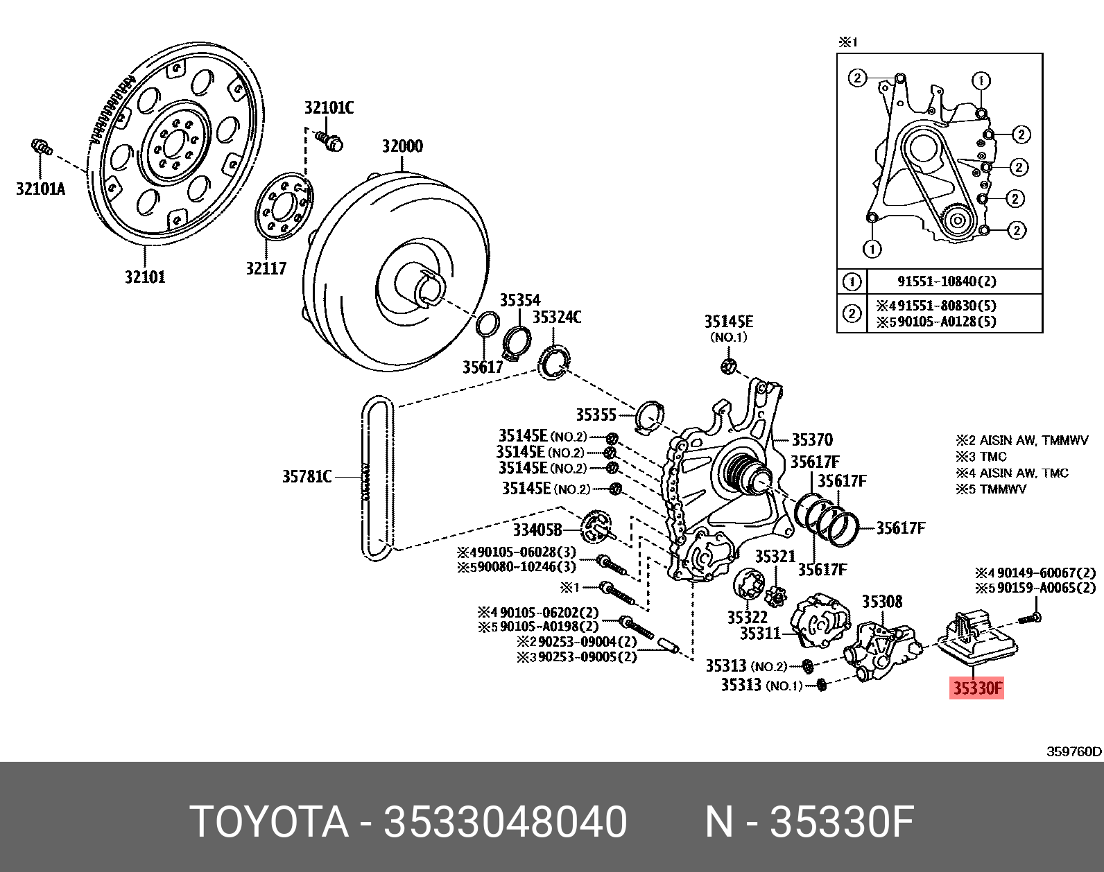TOYOTA 35330-48040 35330-48040,35330-06020