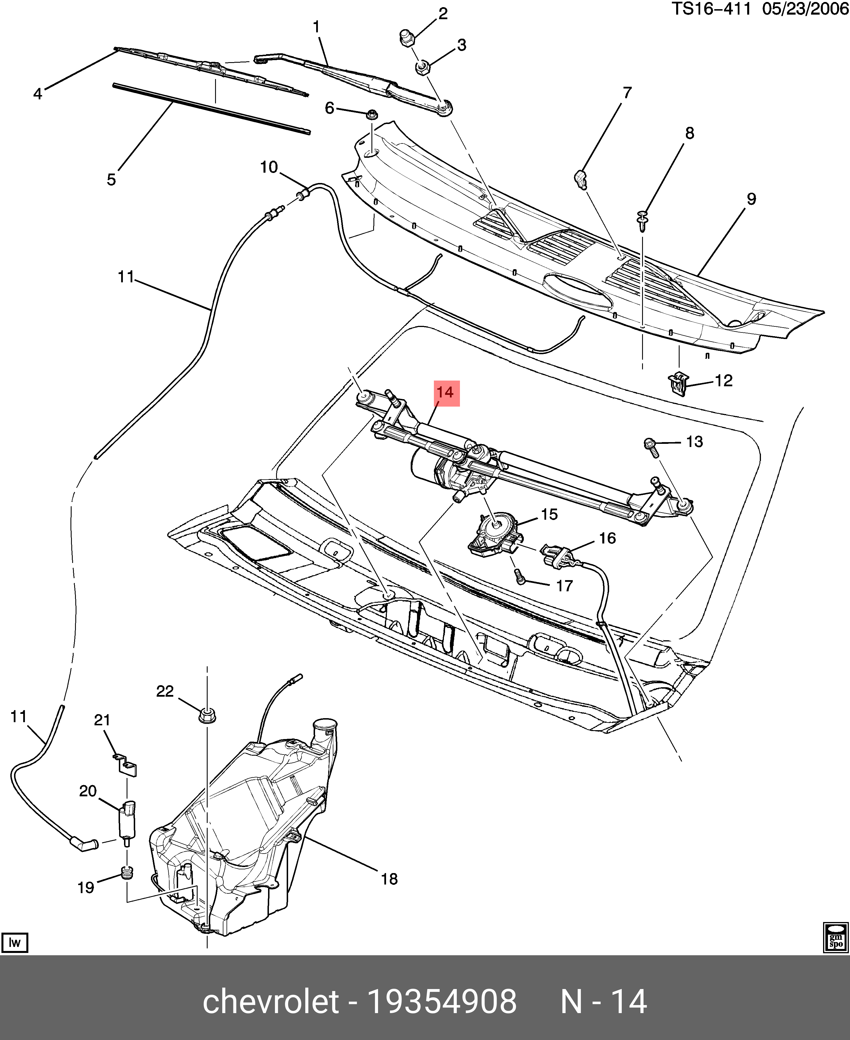 GM 19354908 19354908